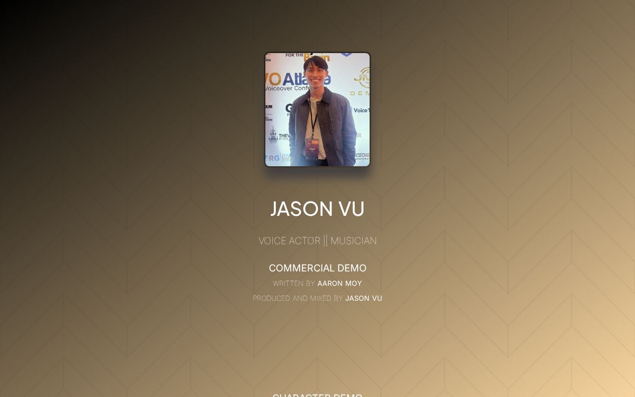 Jason Vu | Voice Actor